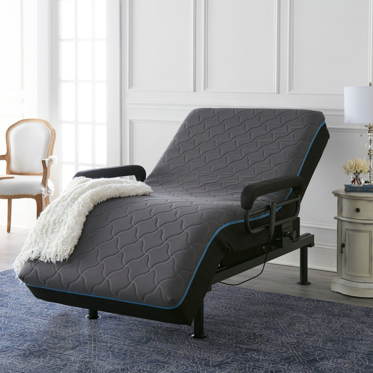 EZ-Lift Adjustable Bed with Head Lift & Stand-Up Assist – MedEquip Health