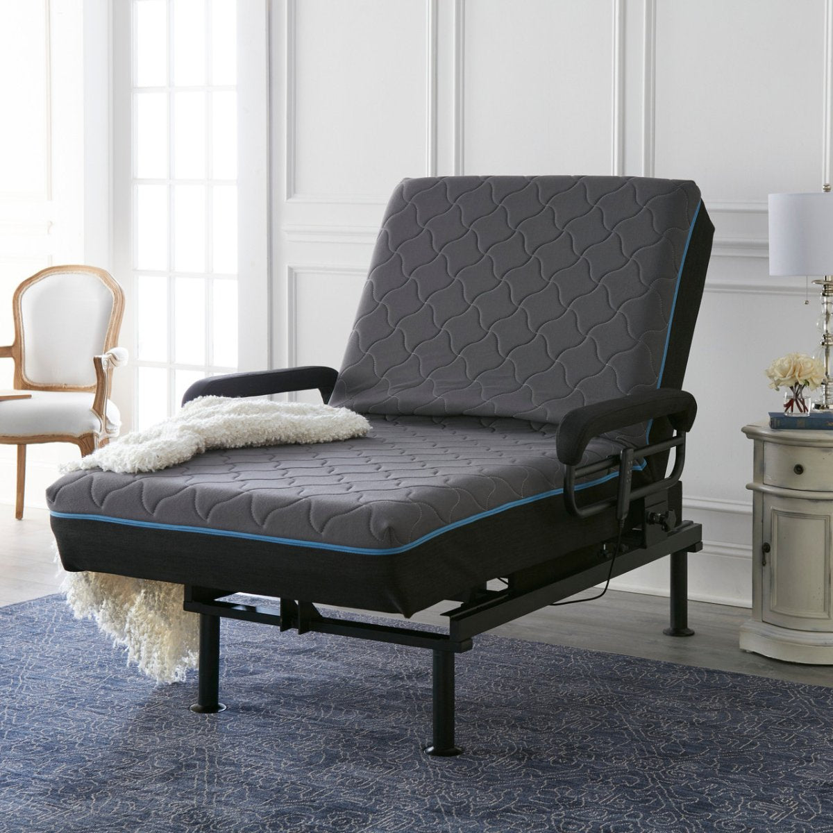 EZ-Lift Adjustable Bed with Stand-Up Assist – Twin/Twin XL | Memory ...